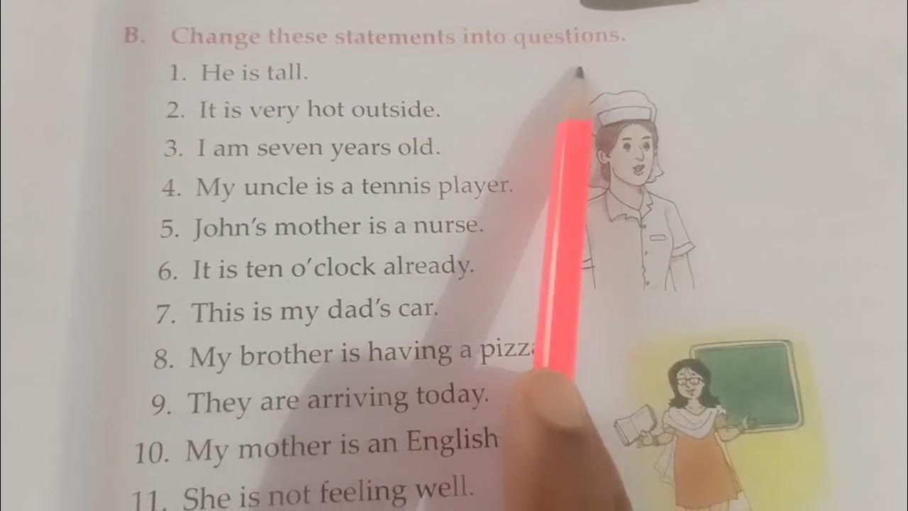 How to change statement into question? - YouTube