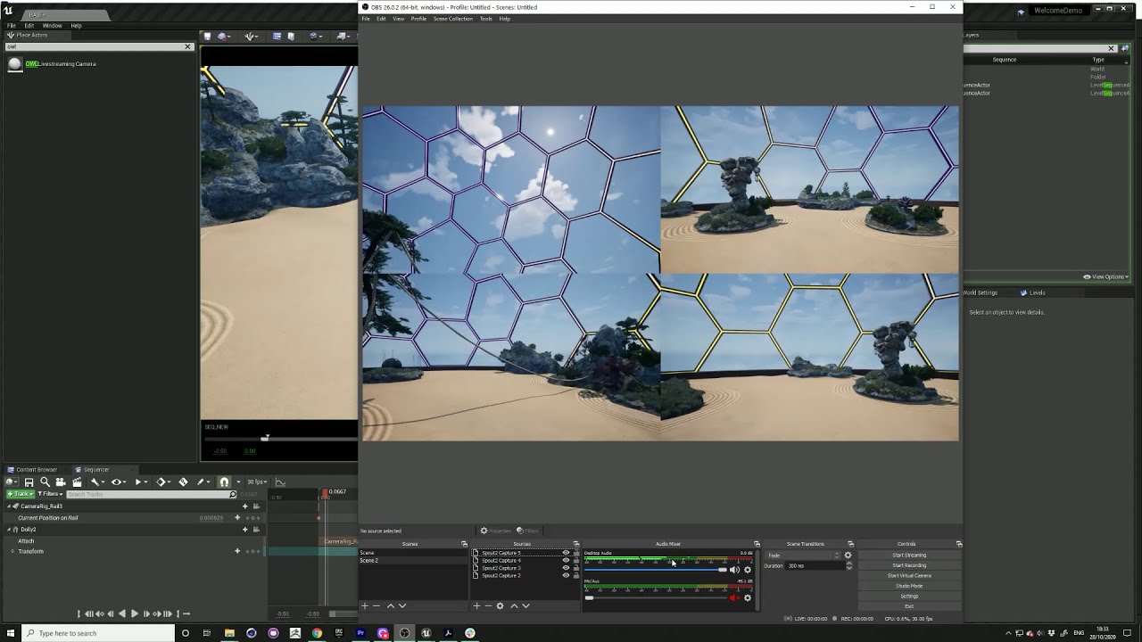 How to live-stream audio from Unreal Engine to OBS Studio to match your ...