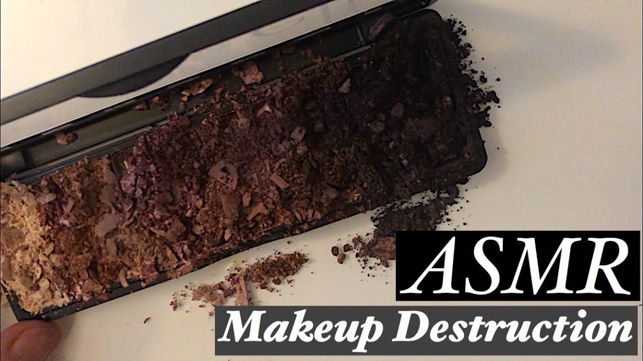 Destroying my makeup | ASMR - YouTube