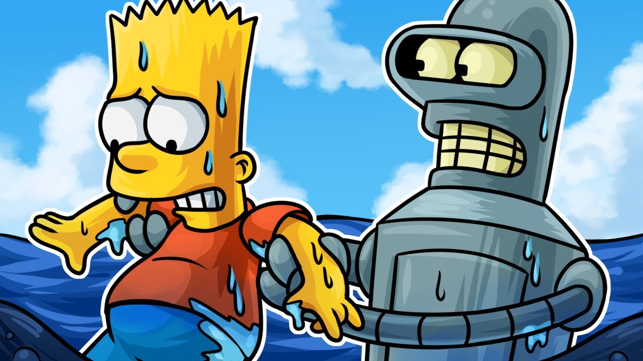 Bender zachránil Barta Simpsona! - YouTube