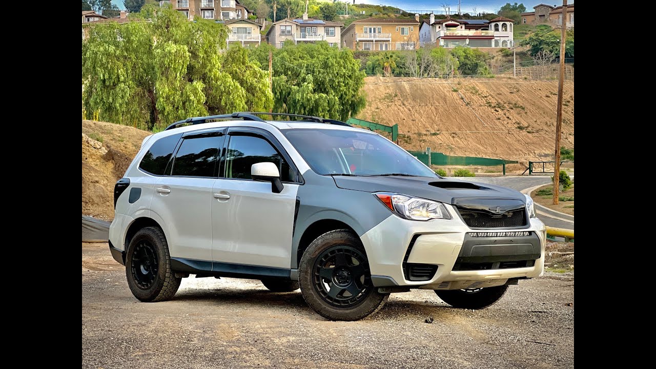 XTI FENDER KIT INSTALL FOR 2014-2018 FORESTER XT - YouTube