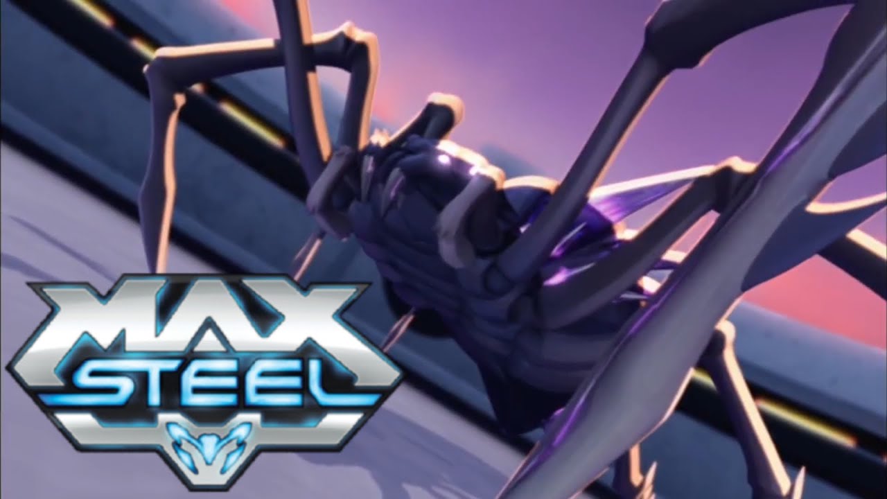 Extroyer unlocks his SPIDER Form! | Max Steel Clip (Season 1 Episode 9 ...