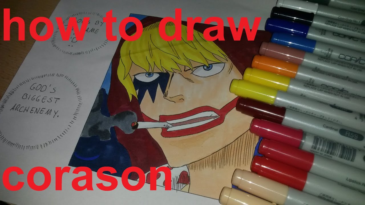HOW TO DRAW CORAZON Don Quichotte Rocinante ONE PIECE - YouTube