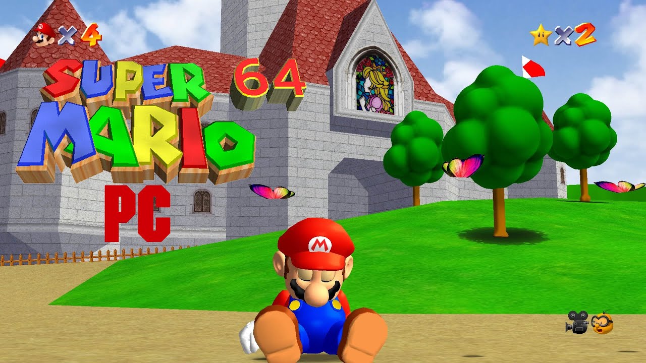 Super Mario 64 PC 60fps - High quality of models and textures - YouTube