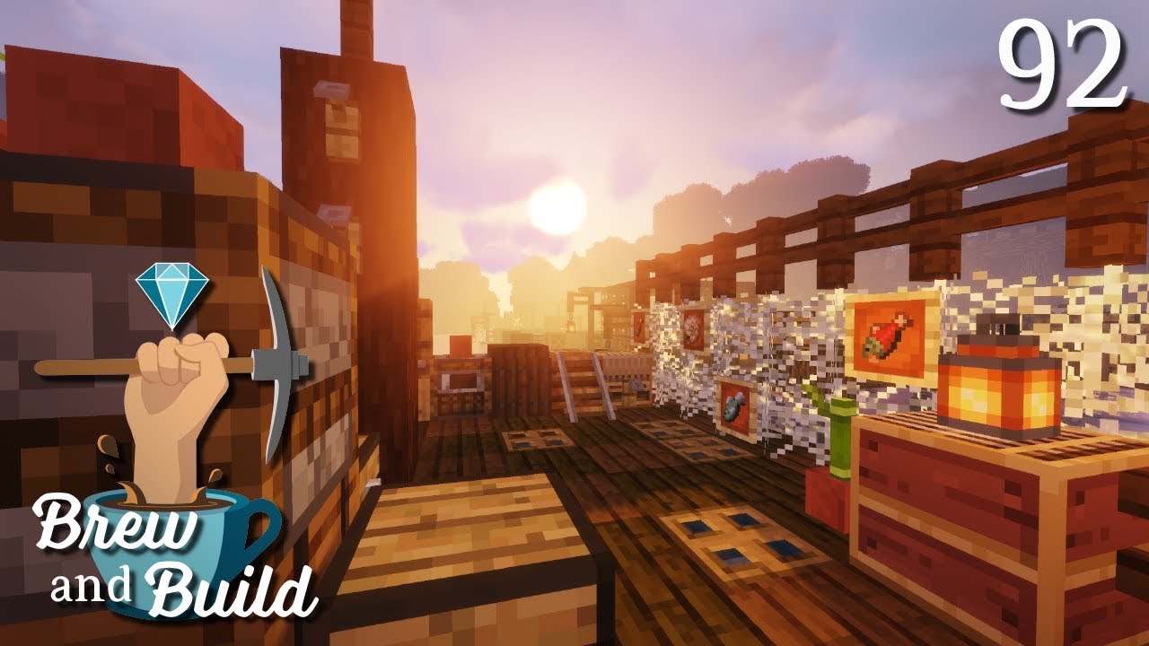 How To Build A Barge :: Brew & Build Ep 92 :: MINECRAFT 1.14 Let's Play ...