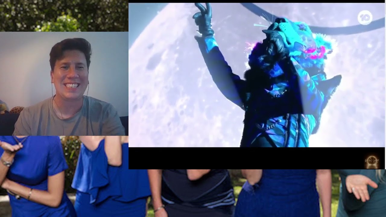 Tiger "In The Air Tonight" by Phil Collins The Masked Singer Australia ...