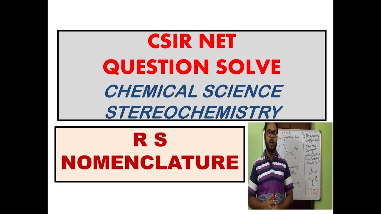 CSIR NET CHEMISTRY SOLVED QUESTIONS - CHEMICAL SCIENCE | RS ...