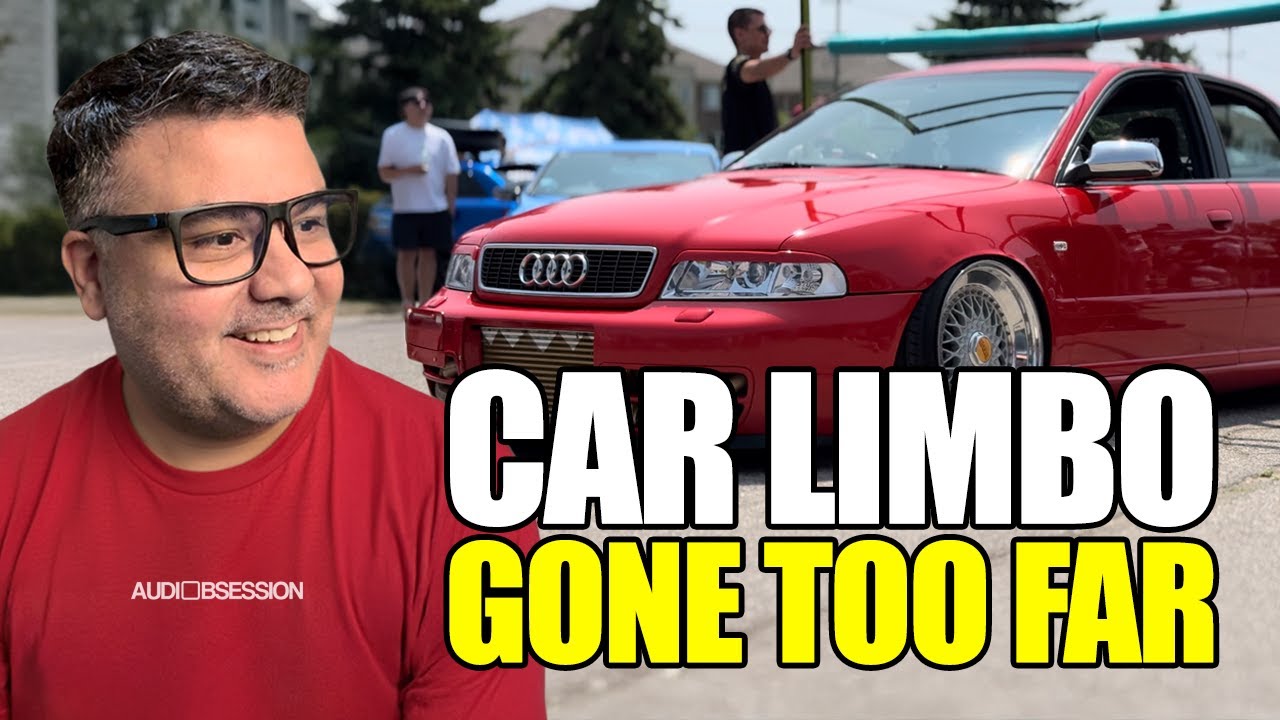 CAR LIMBO GONE TOO FAR! Audi vs BMW vs Mercedes 😳🇩🇪 - YouTube