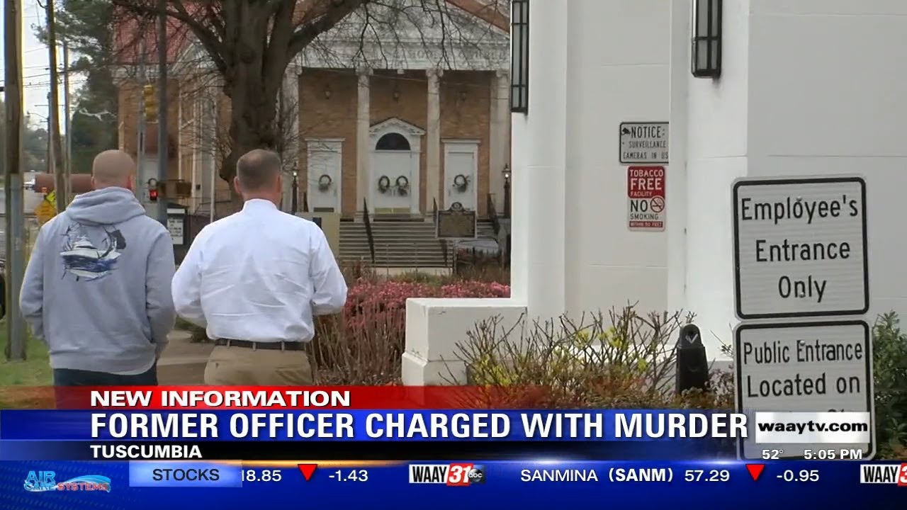 TUSCUMBIA POLICE OFFICER CHARGED WITH MURDER - YouTube