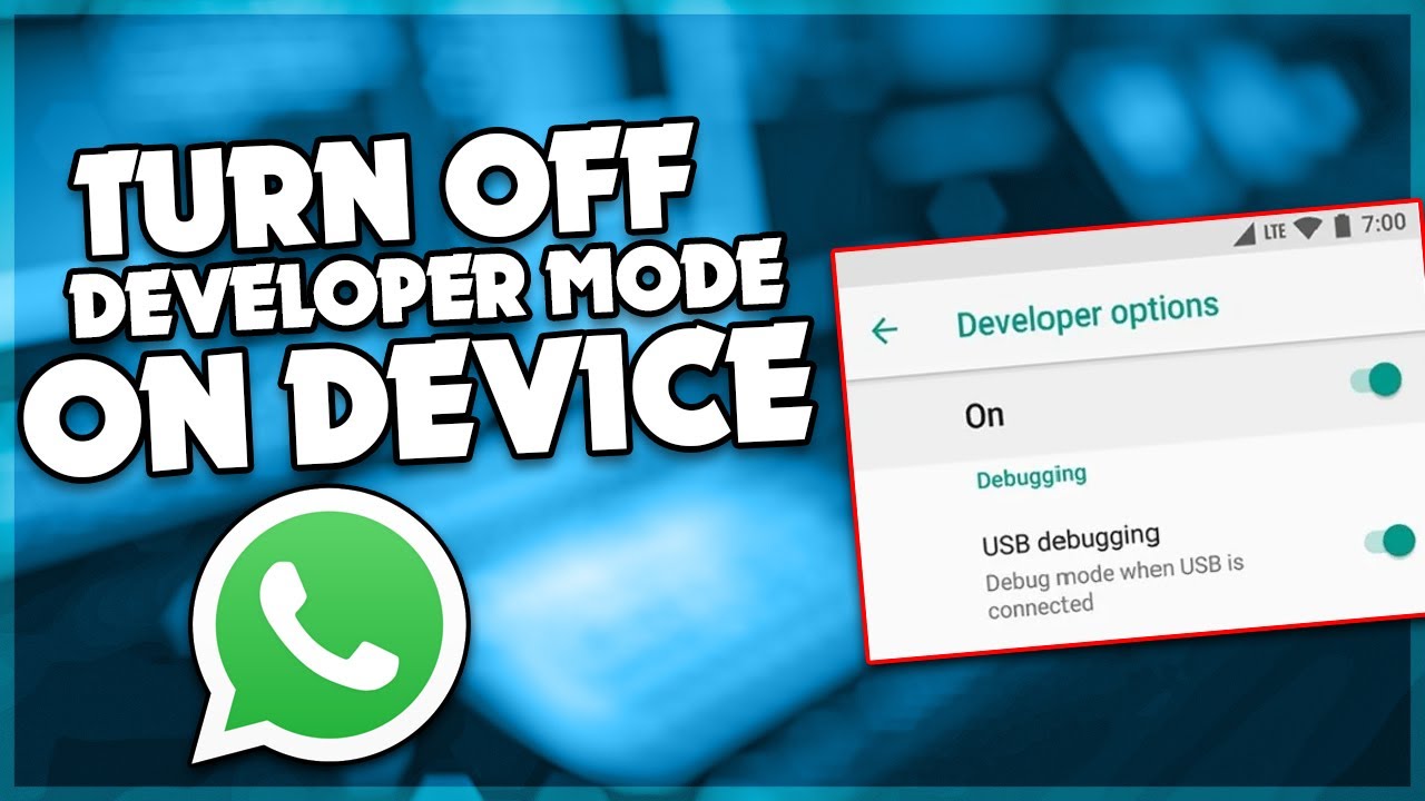 How to turn off developer mode on device | F HOQUE | - YouTube