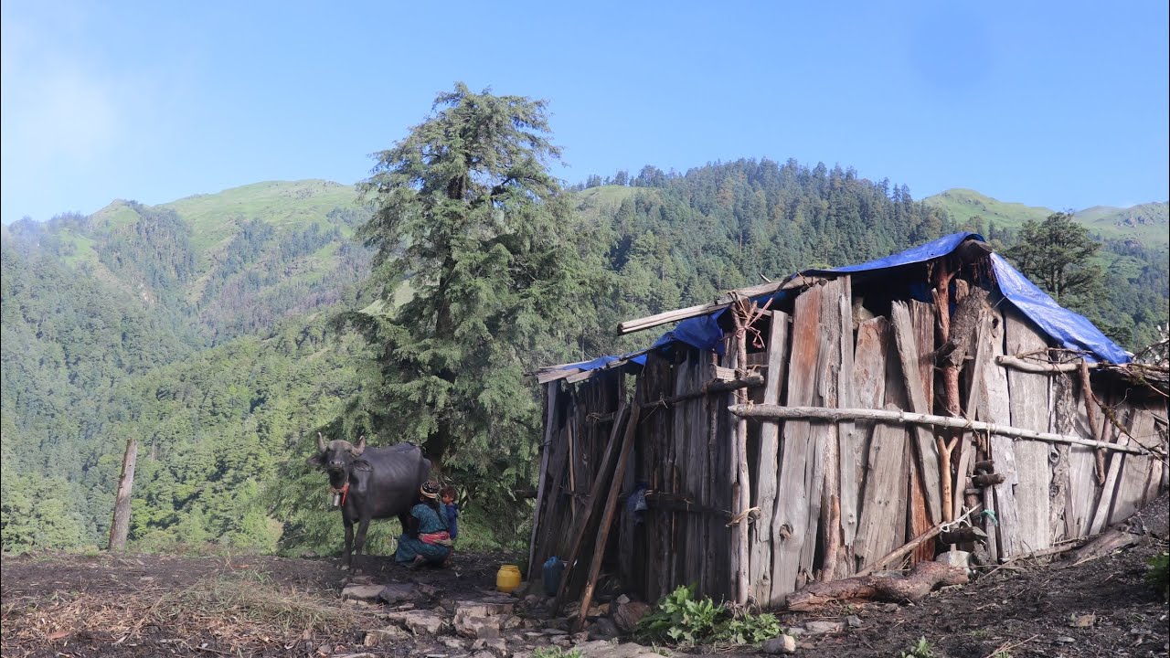 Most Beautiful Mountain Village in Nepali Rural Areas || Peaceful and ...