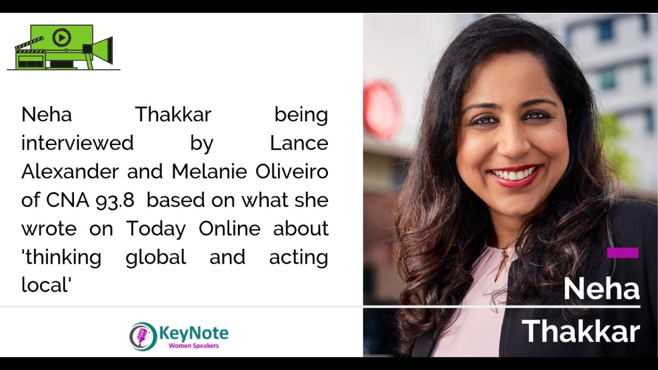 Neha Thakkar - Channel News Asia Interview - YouTube