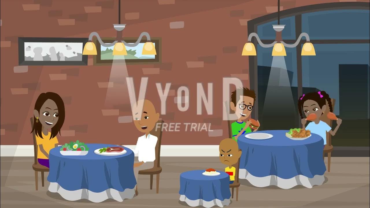 Little Bill Misbehaves at Restaurant and gets Grounded - YouTube