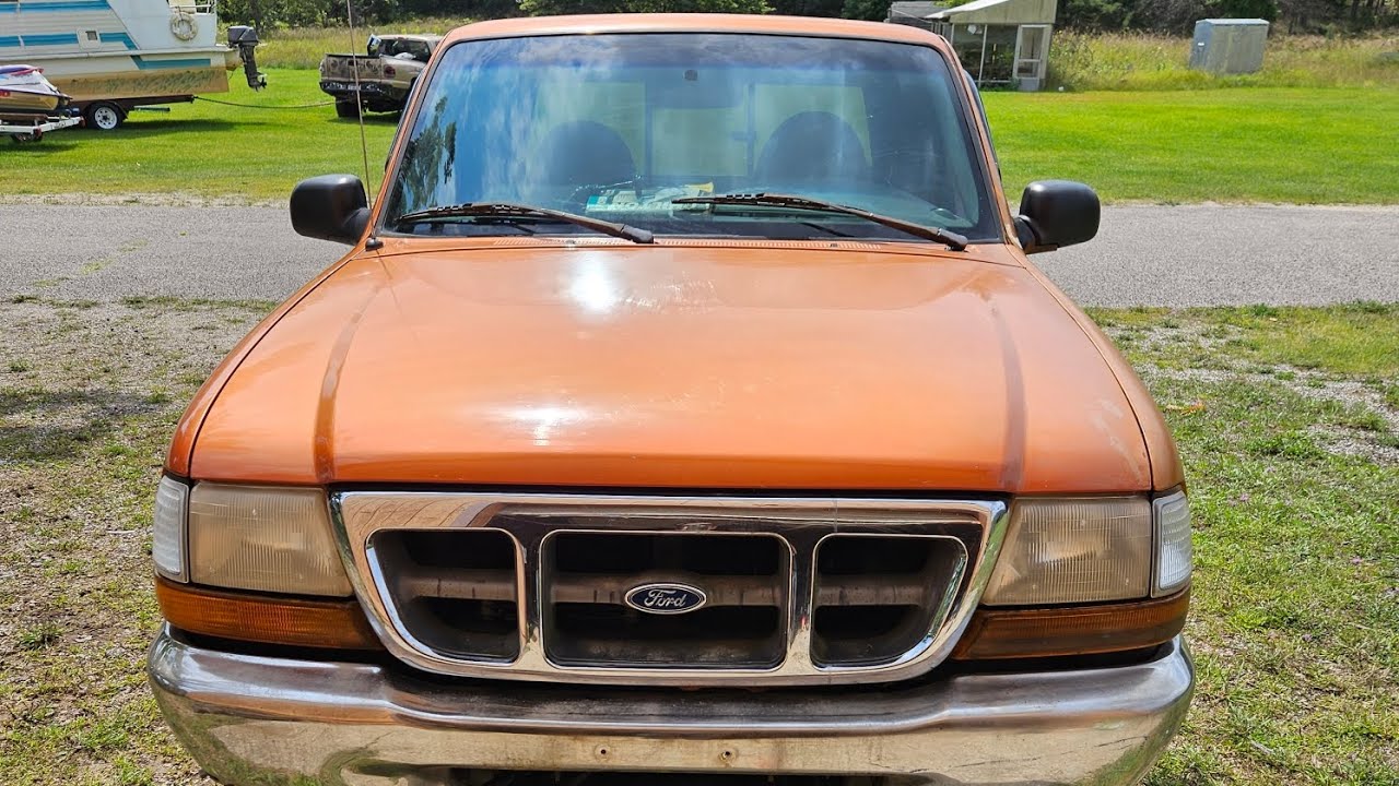 before and after cleaning my 2000 ford ranger!!! - YouTube