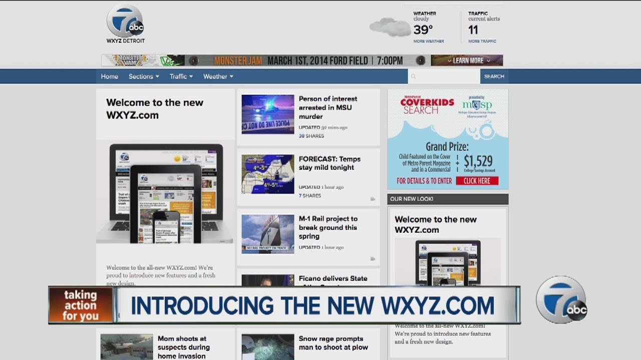 Introducing the new WXYZ.com - YouTube