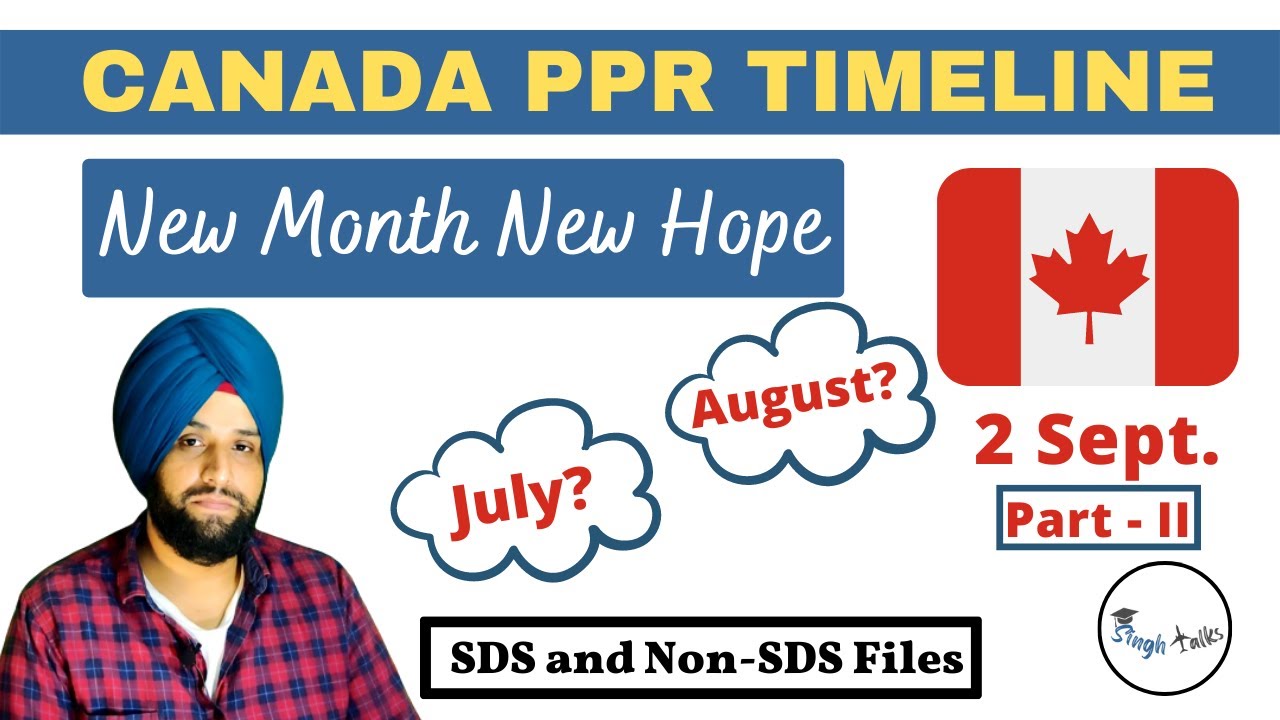 Canada PPR Timeline Today ( 2 September - II ) with Waiting List for ...