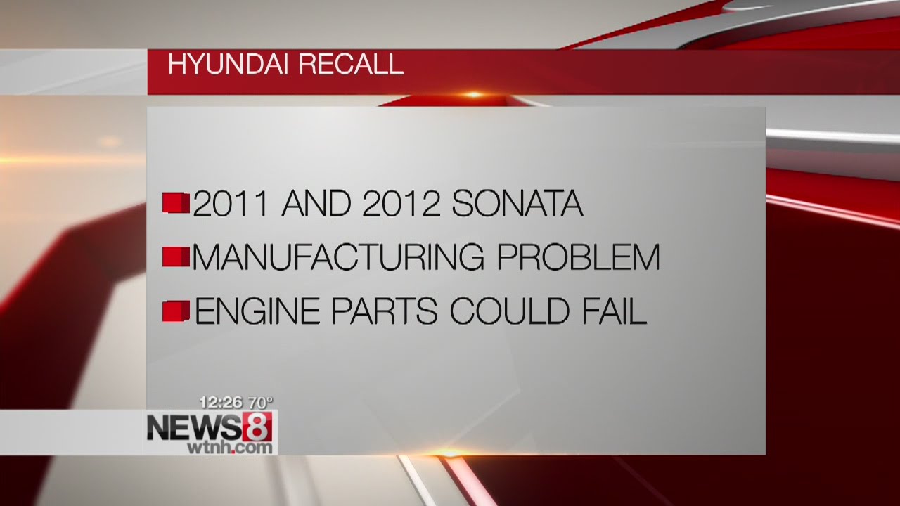 Hyundai recalls 470,000 Sonatas to replace engines - YouTube