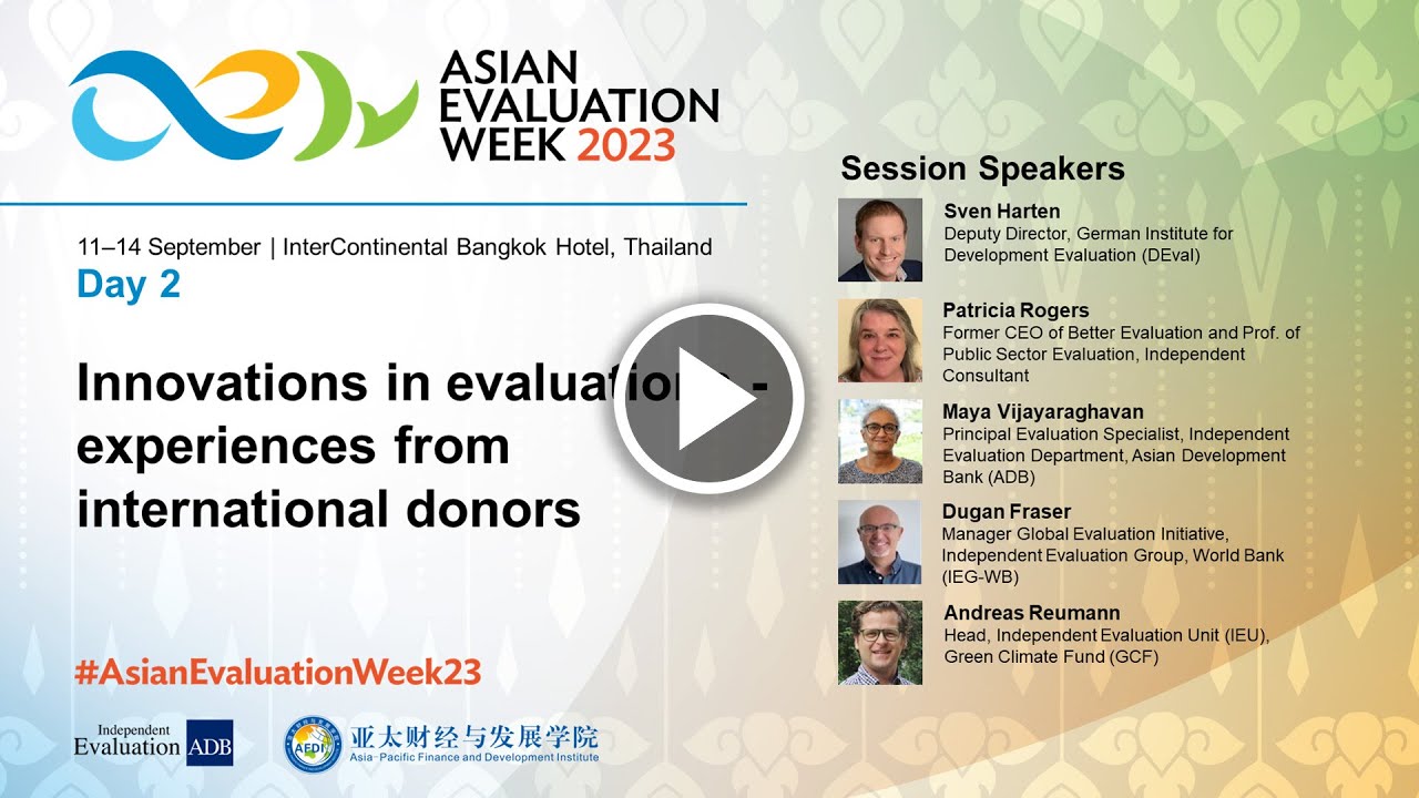 Innovations in evaluations - experiences from international donors ...