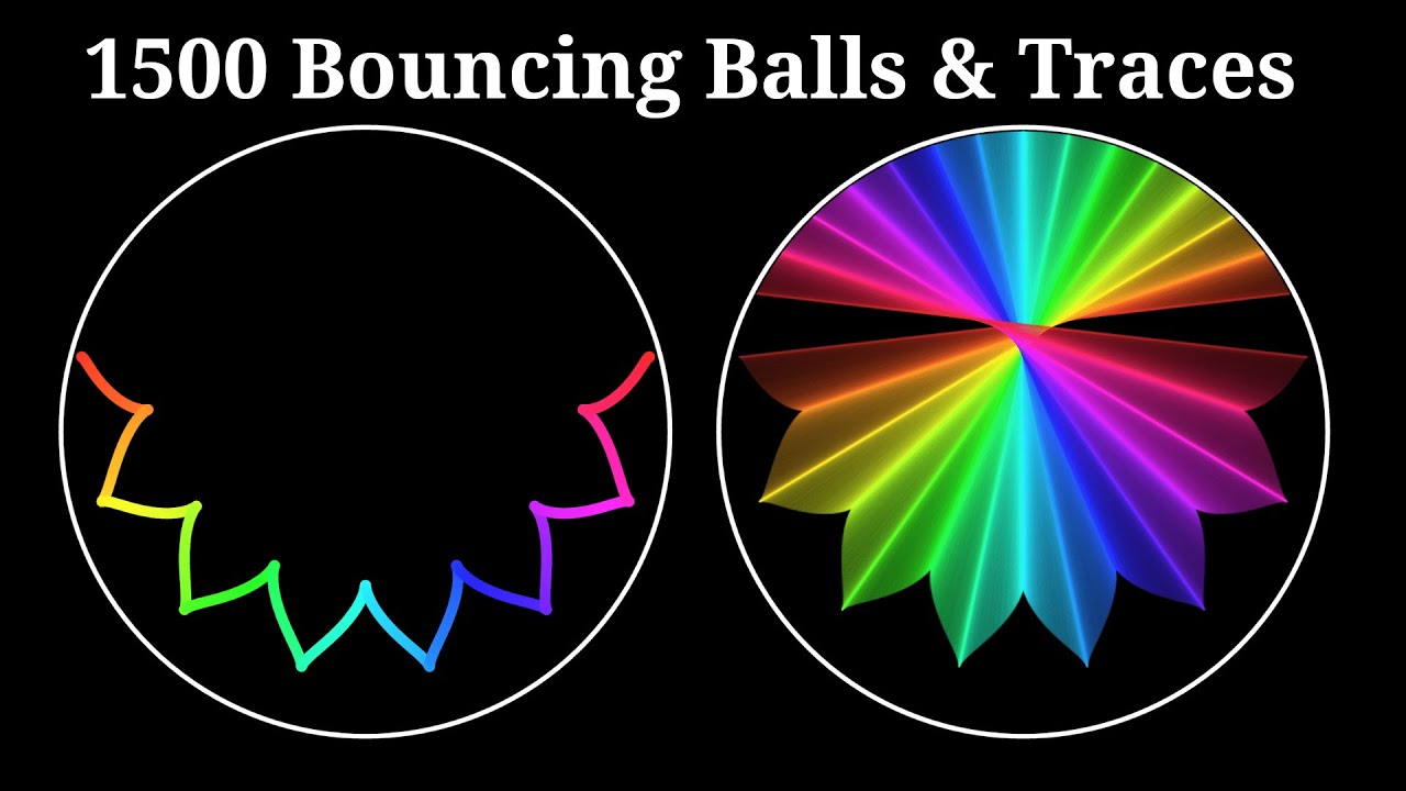 Satisfying Ball Bouncing & Mesmerizing Trace Patterns | Desmos Art ...
