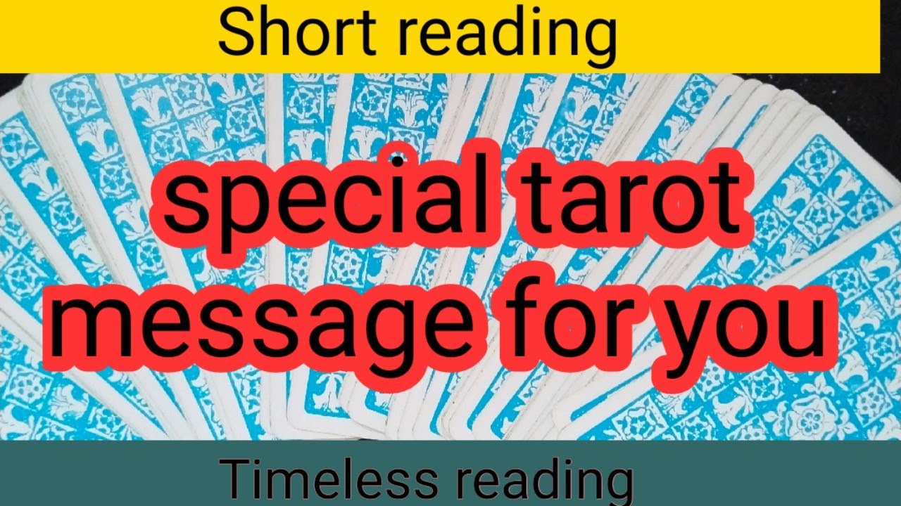 💝🌹 special tarot message for you 🤩(@mysticangeltarot ) - YouTube