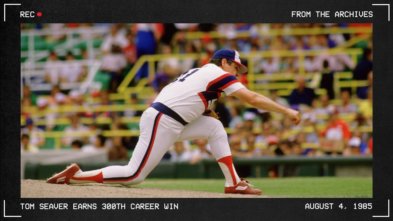 From the Archives: Tom Seaver Earns 300th Career Win (8.4.1985) - YouTube