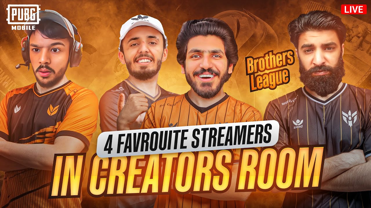 AJJ YT OFFICIAL ON TOP 4 STREAMER IN ONE TEAM ALL CONTENT CREATORS ...