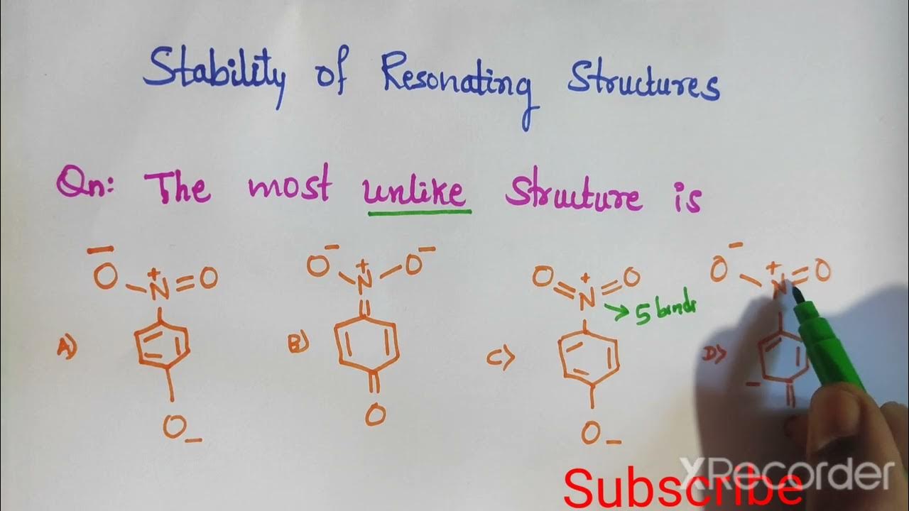 Stability of Resonating structures/Localised and delocalised lone pair/ Class 11/GOC - YouTube