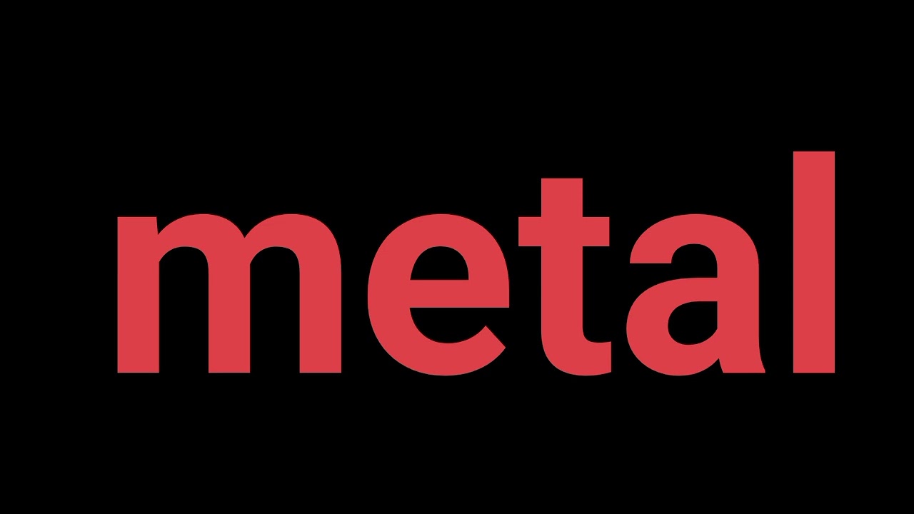 How To Pronounce metal | Pronunciation metal | How To Say metal - YouTube