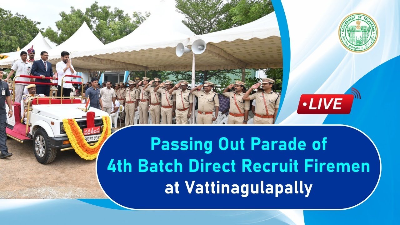 CM participating in Passing Out Parade of 4th Batch Direct Recruit ...