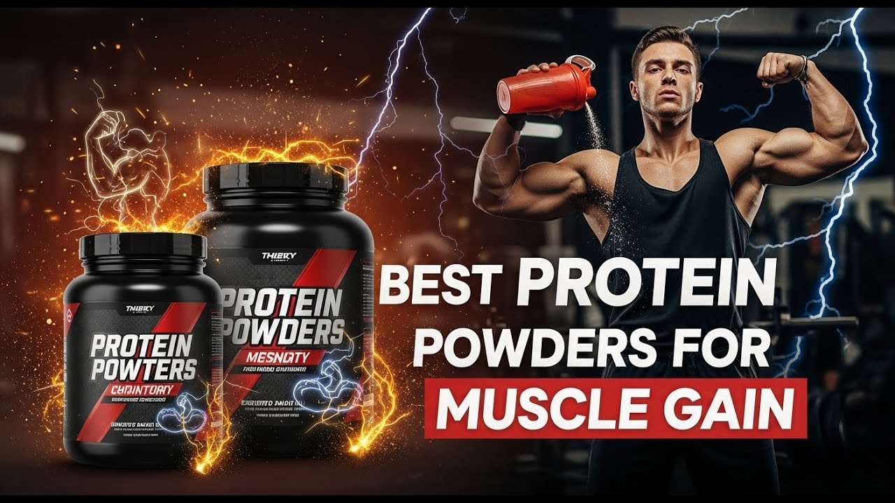 Top 5 Best Protein Powders for Muscle Gain 2026 - YouTube