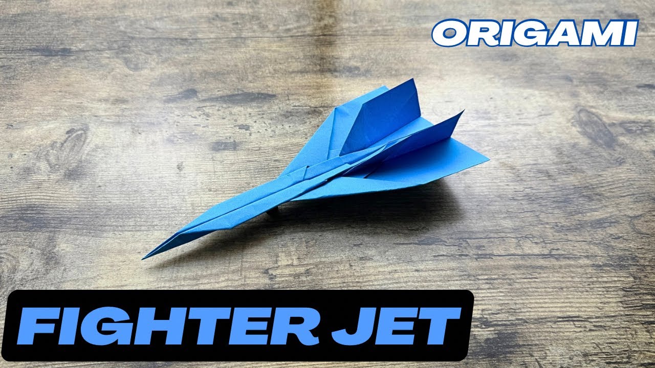 HOW TO MAKE COOL PAPER AIRPLANE FLY VERY FAR TUTORIAL | DIY PAPER ...