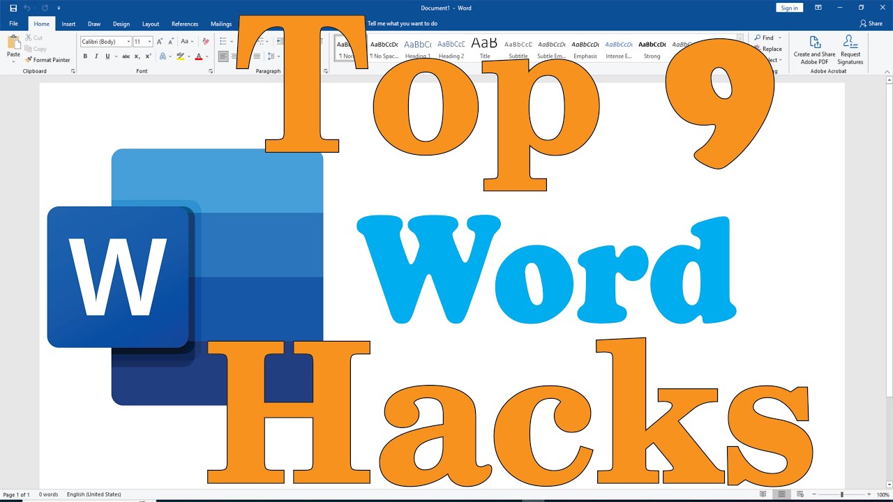 9 GENIUS Microsoft Word HACKS to Revolutionize Your Documents - YouTube