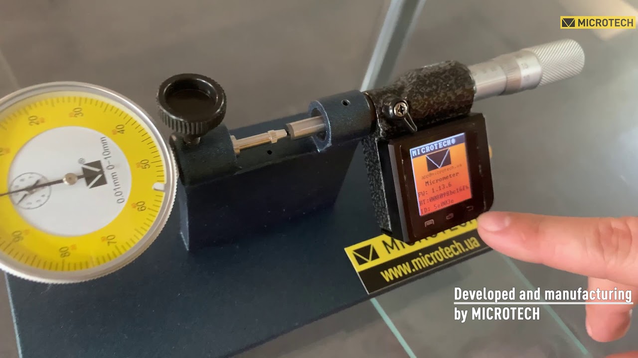 Sub-micron computerized stand for indicators calibration with WIRELESS ...