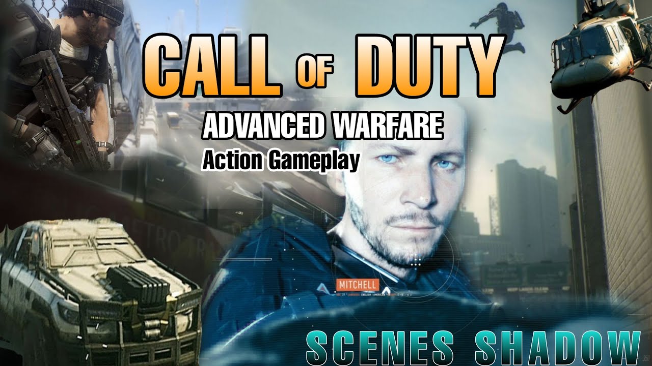 CALL OF DUTY ADVANCED WARFARE : TRAFFIC CHASE Mission Action Gameplay ...