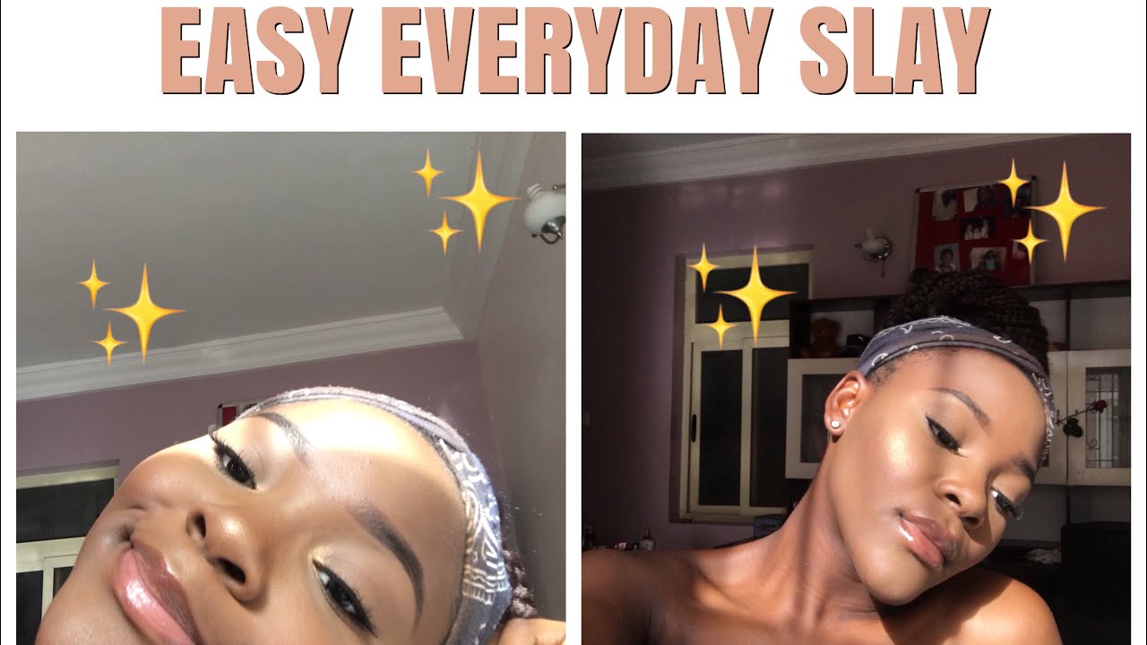 EASY EVERYDAY SLAY MAKEUP TUTORIAL (WOC) | Stephanie Moka - YouTube