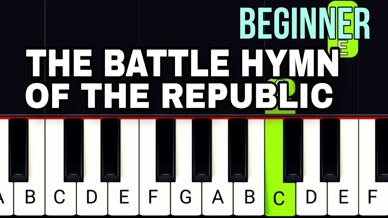 Battle Hymn of the Republic | BEGINNER Piano Tutorial - YouTube