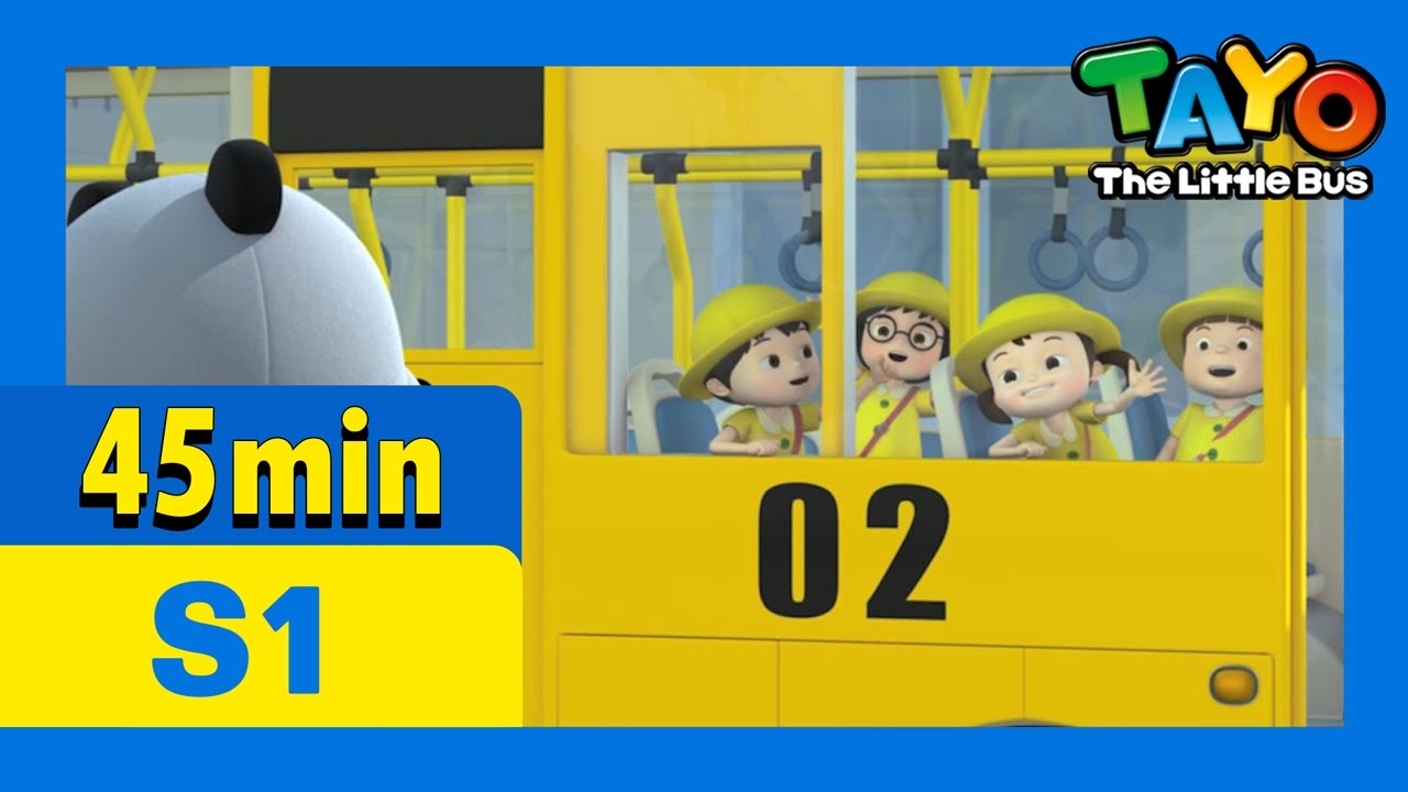 Tayo S1 Full Episodes S1 E23-E26 (8/8) l Lani's day off l Gani is sick ...