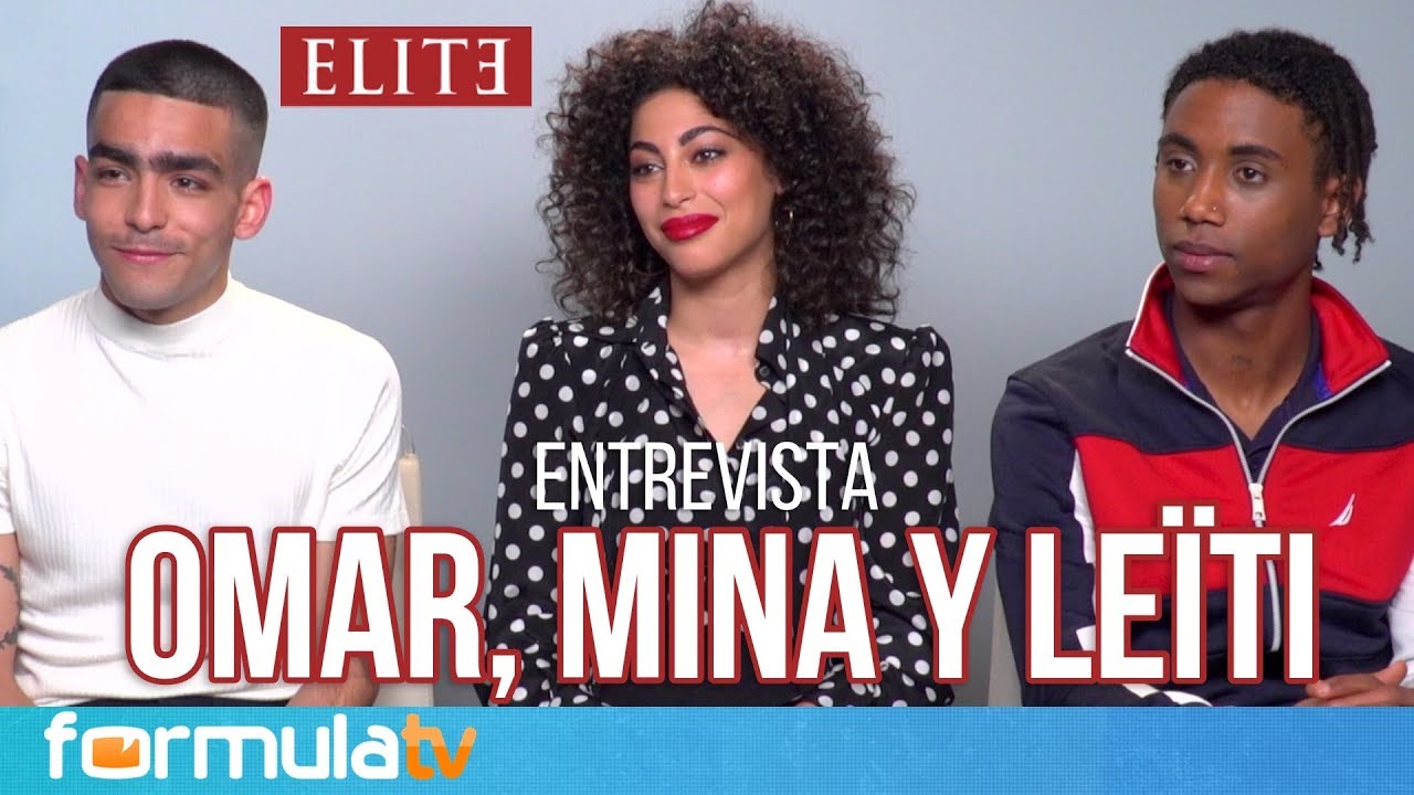 ÉLITE (Temporada 3) | Entrevista a Omar Ayuso, Mina El Hammani y Leïti ...