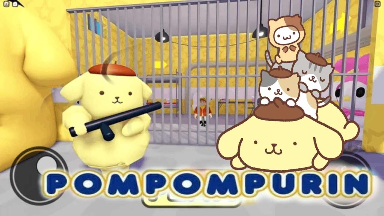 POMPOMPURIN Prison Run (Obby) #pompompurin #roblox #robloxescapeobby # ...