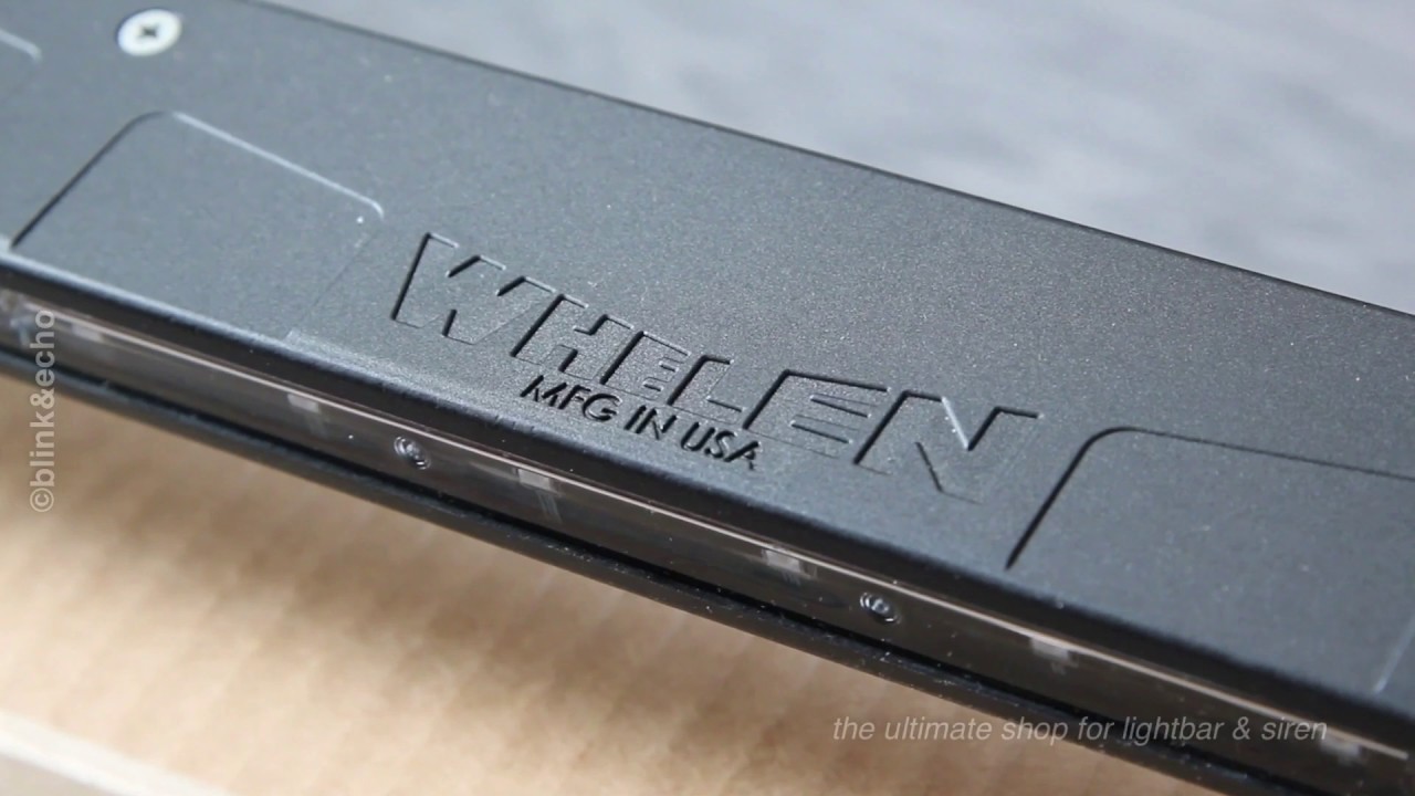 Whelen TRACER Solo, by blink&echo - YouTube