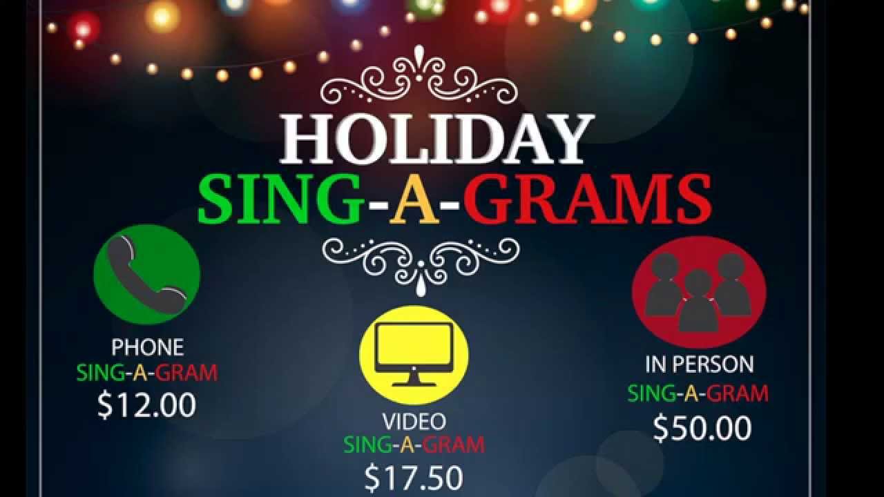 Holiday SING A GRAMS - YouTube