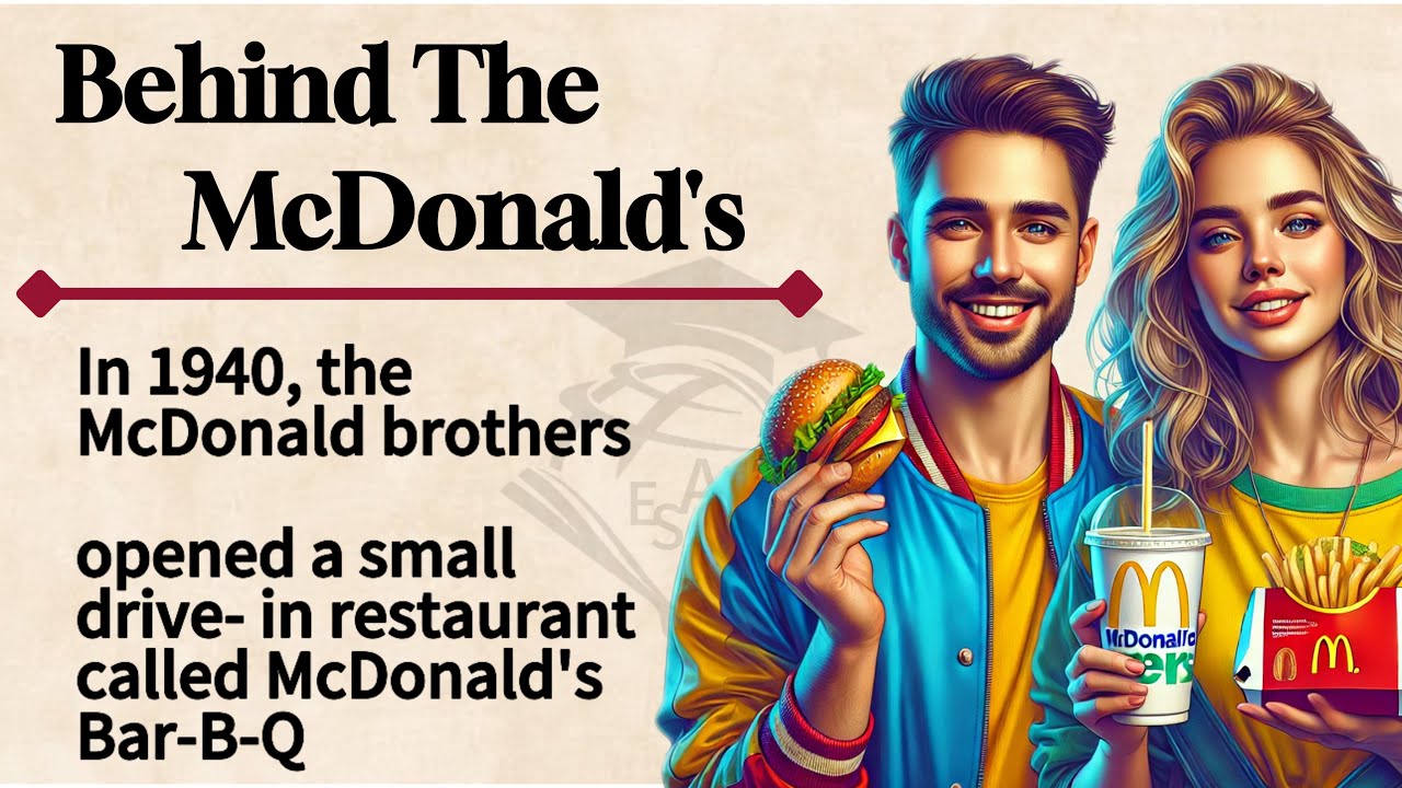 🍔 Behind The McDonald’s 🔍| 📖 Graded Reader | 🎧 English Listening ...