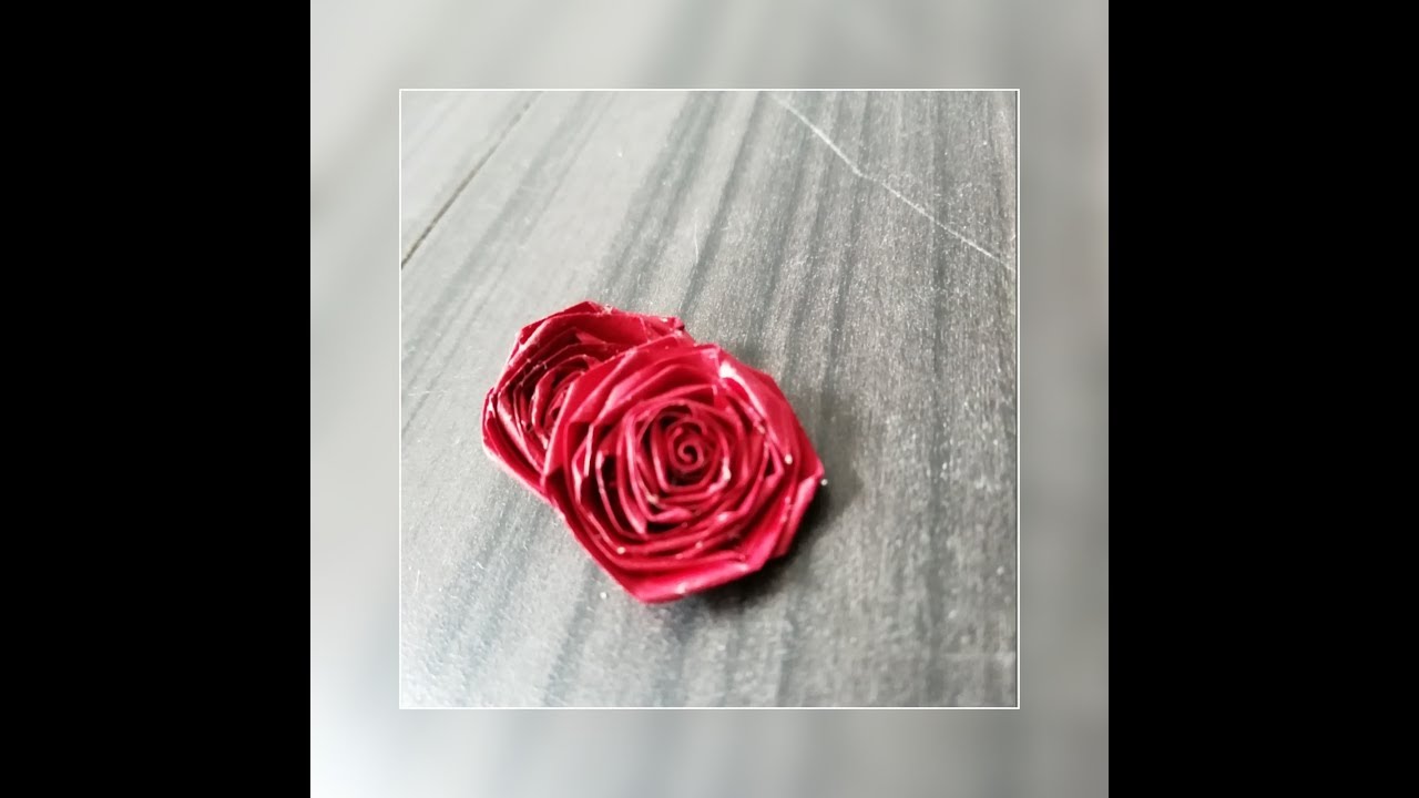 How to make quilling Rose - YouTube
