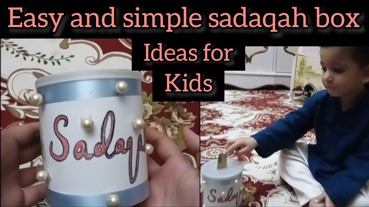 made sadaqah box with just 5 things | ramadan preparations 2024 | best ...