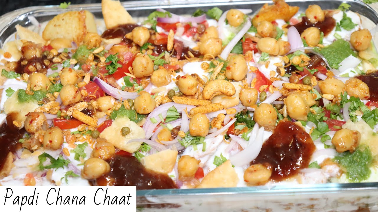 Papdi Chana Chaat | Aloo Papdi Chaat | Recipes With Me - YouTube