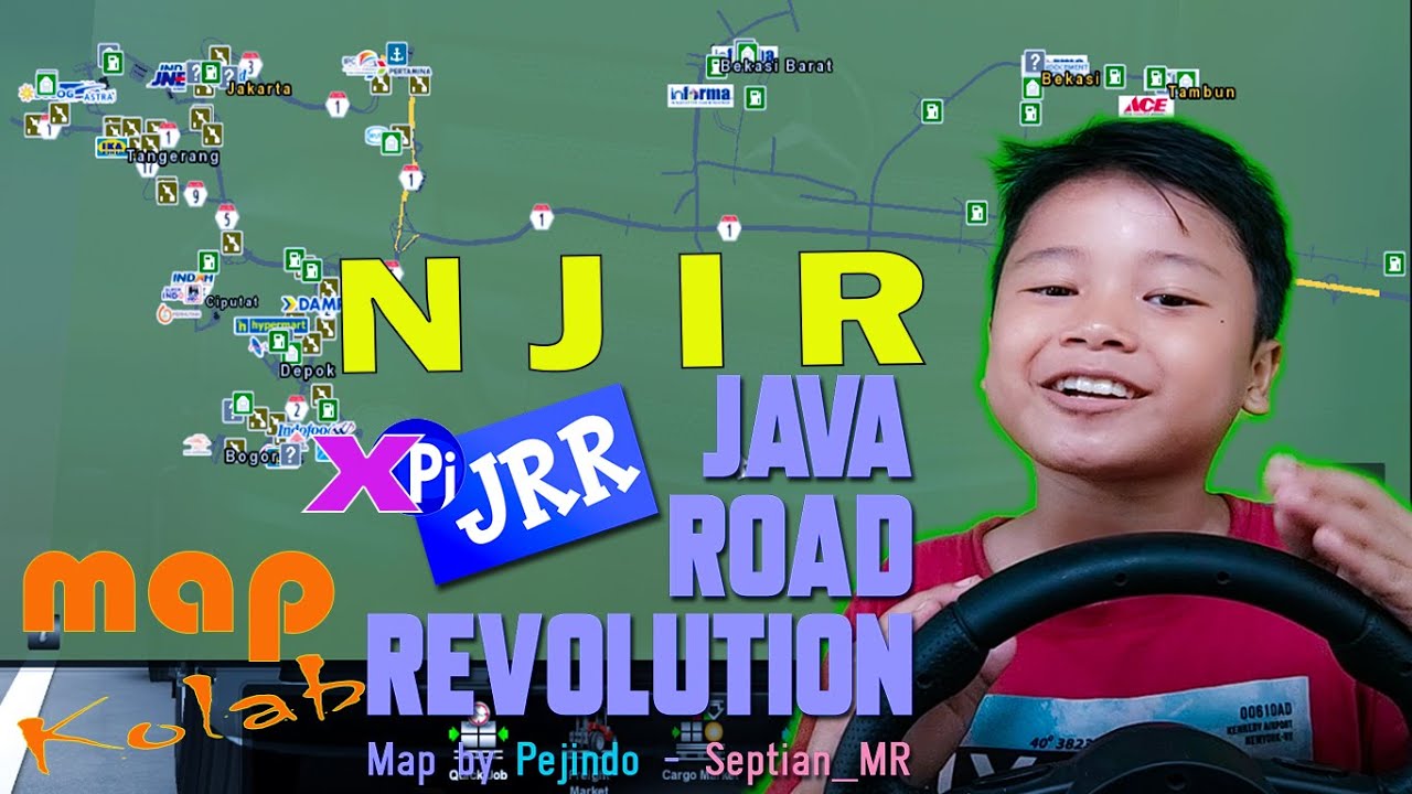Memasang Map Kolaborasi NJIR x JRR di ETS 2 | MOD - YouTube