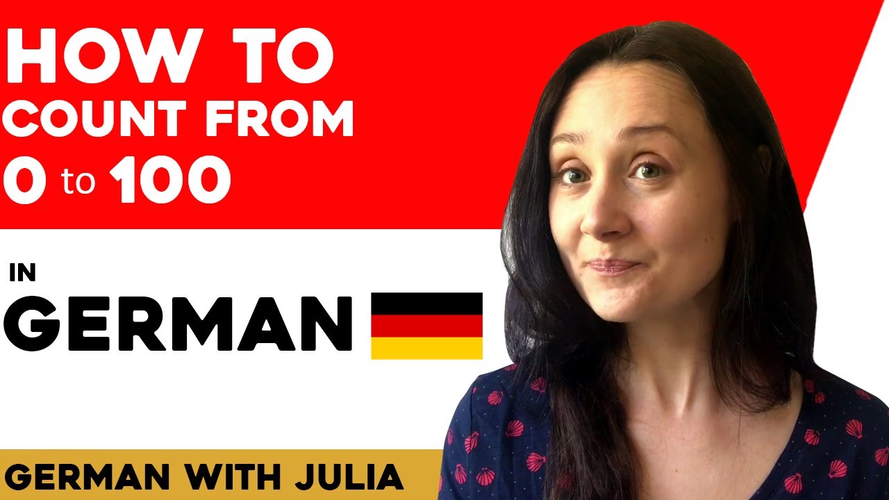 How to count from 0-100 in German - YouTube