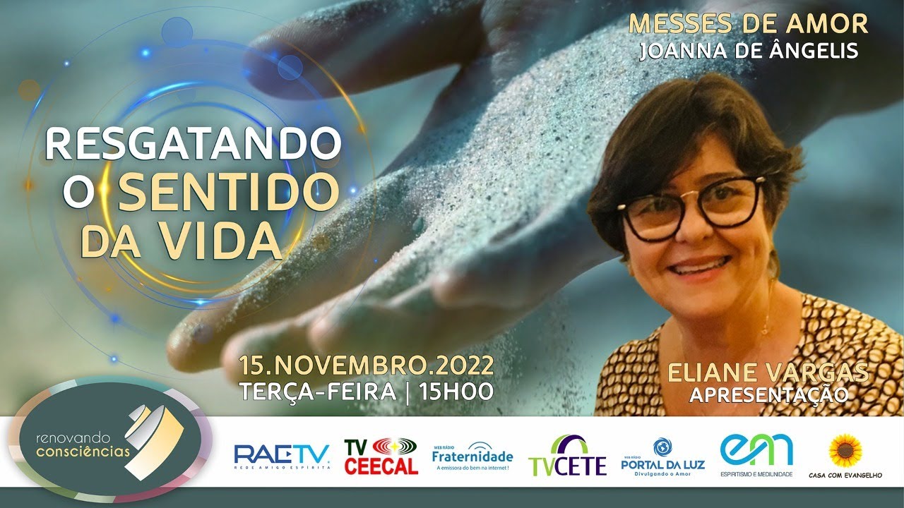 RESGATANDO O SENTIDO DA VIDA Com Eliane Vargas(SE) - YouTube