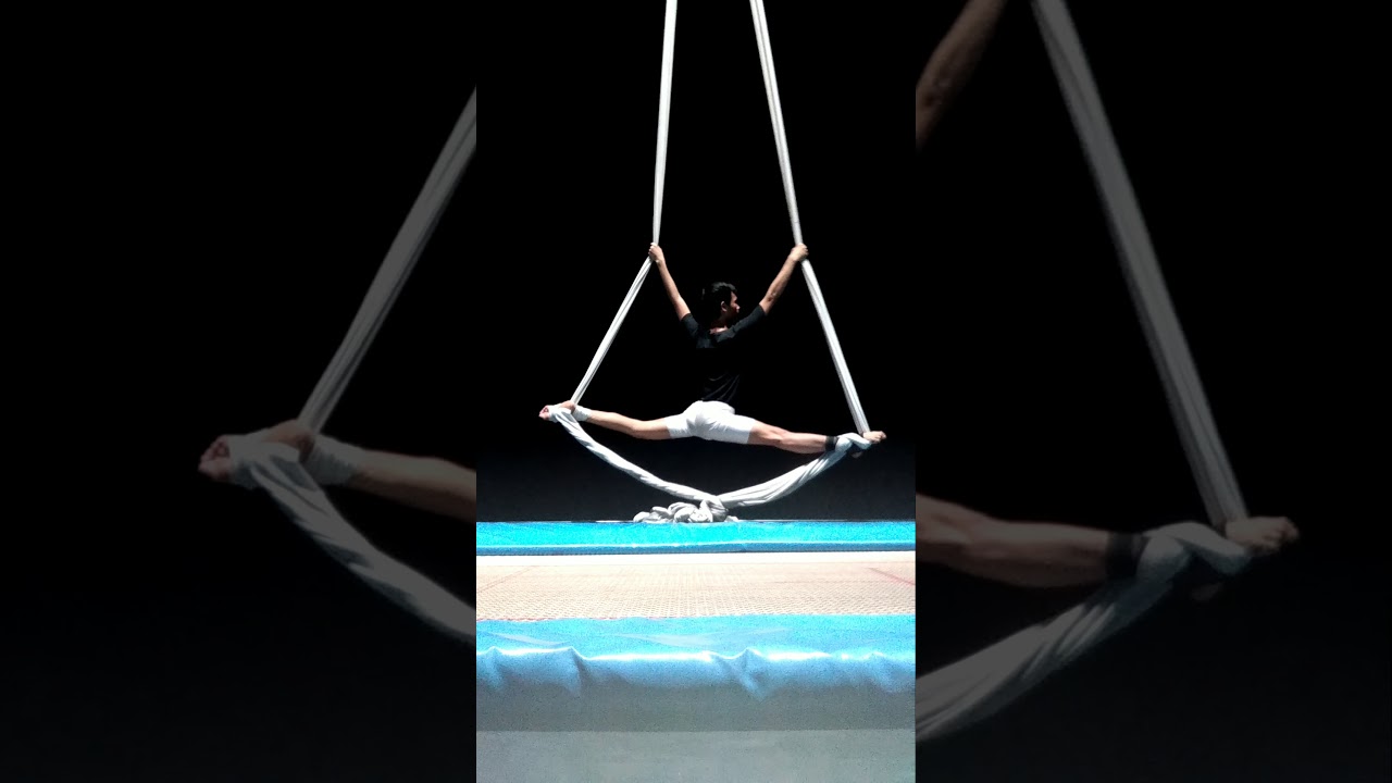 AERIAL SILKS BEGINNER - YouTube