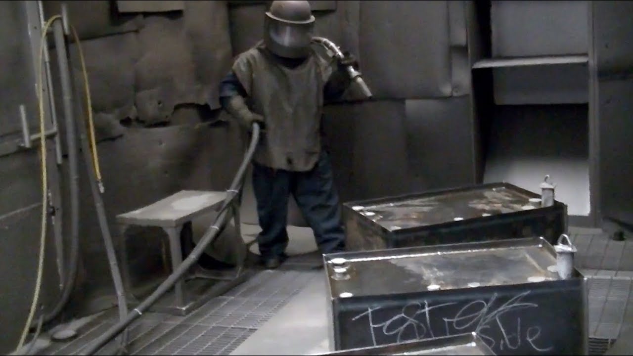 The Blast Booth - Building a UL 142 Rated Fuel Storage Tank - YouTube